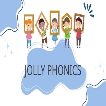 Jolly phonics group 1 presentation for kids | PPTX