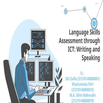 Language skills assessment through ICT: Writing and Speaking | PPTX