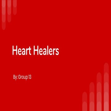 2018 Ambassador Leaders Community Action Plan - Heart Healers | PPTX