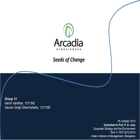 Arcadia Biosciences Logo