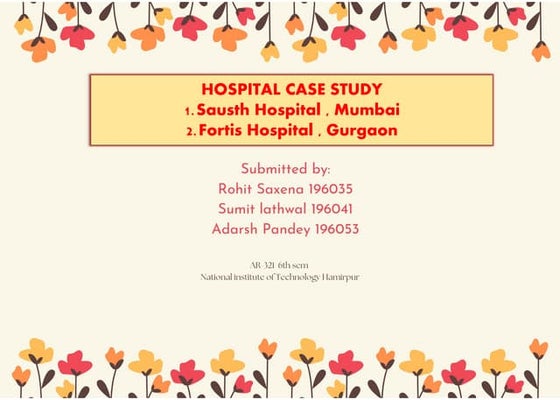 Apollo Hospital case study | PPT