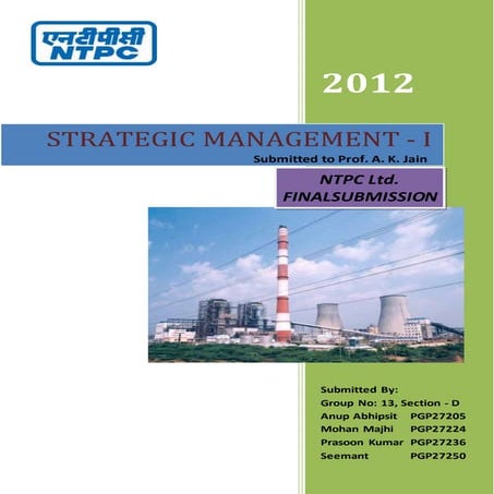 NTPC Ltd. Strategy Analysis | DOCX