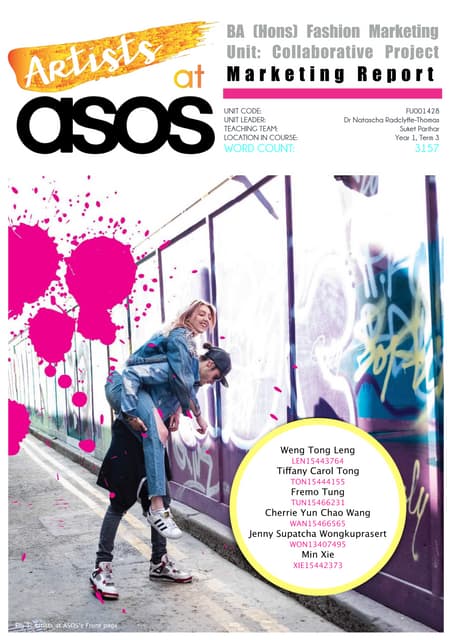 Marketing research asos_sample | PPT