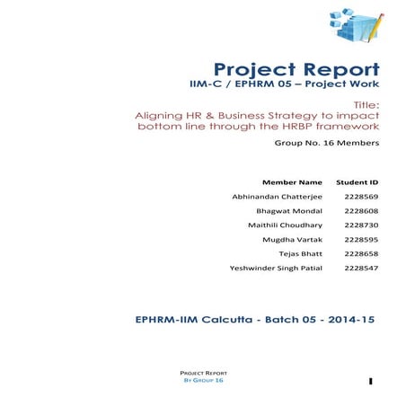 #HR General Vs. #HRBP and how to make the latter work for work! | PDF
