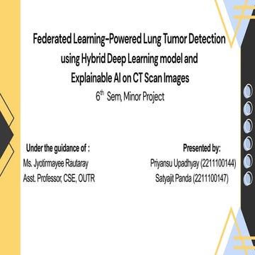 Federated learning powered lung tumor detection using hybrid deep learning model and explainable ...