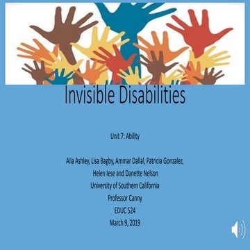 Id development of students with disabilities | PPTX