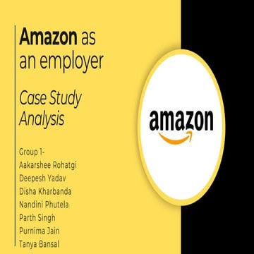 Group1_Amazon_PPT_amazon as an employer case | PPTX