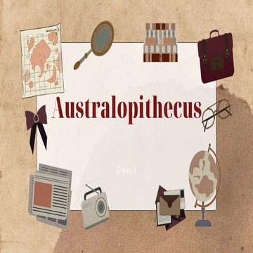 Australopithecus | PPTX