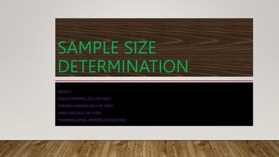 TARO YAMANE’S FORMULA in Statistics Report.pptx