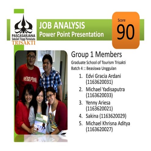 Group1 Chapter04 Job Analysis | PDF