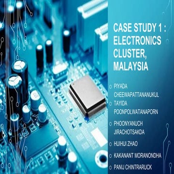 Group 1 Electronic cluster in malaysia | PPT