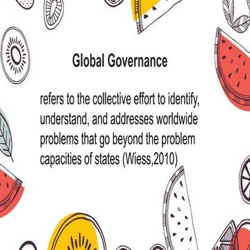 Contemporary Global governance | PPTX