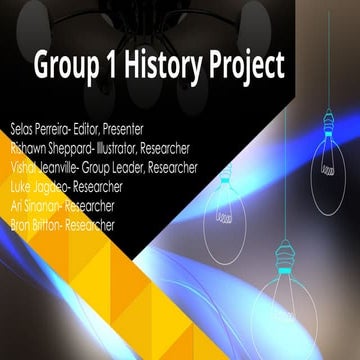 IMPORTANCE OF HISTORY IN THE LIVES OF ONE | PPTX