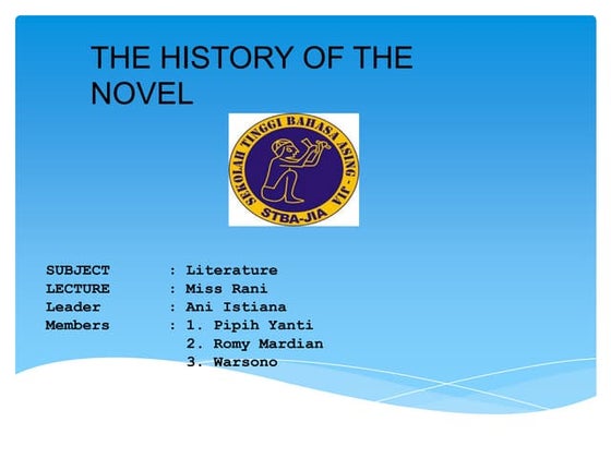 Elements of a novel | PDF