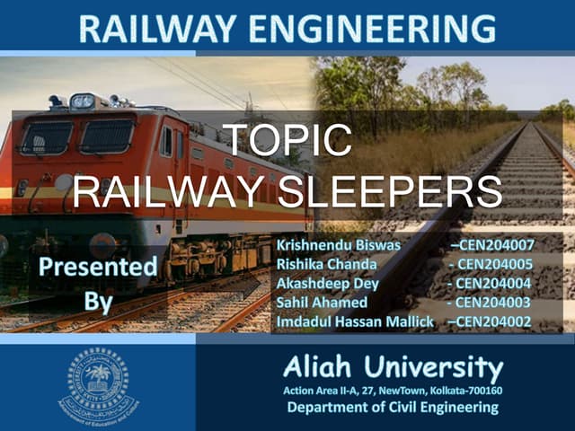 Sleepers and Their types | PDF