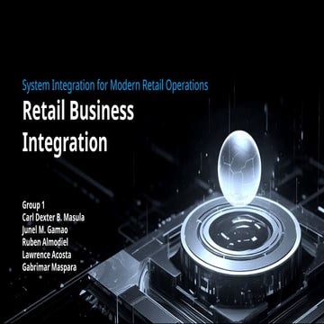 (Group 1) Retail Business Integration (System Intergration & Architecture).pptx