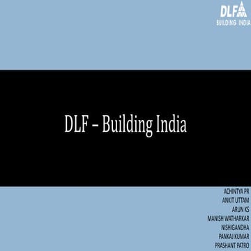 DLF-Building India | PPTX