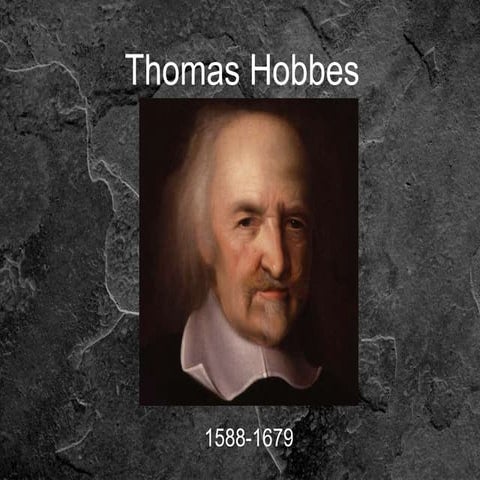 The Political philosophy of Thomas Hobbes | PPTX