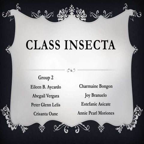 Class Insecta - Order Leptidoptera and Order Odonata | PPTX