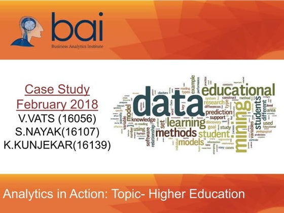 Educational Data Mining Learning Analytics Issue Brief Overview Ppt