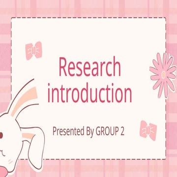 Writing an Experimental Research Introduction | PPTX