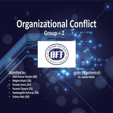 organizational conflict | PPTX