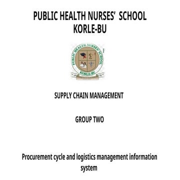 GROUP 2 -PROCUREMENT AND GHILMIS .pptx