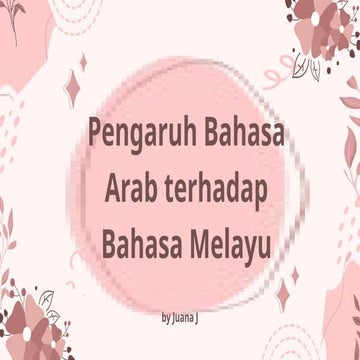 Bahasa Melayu- unsur asing dalam bahasa melayu sem 1 | PPTX