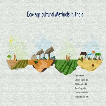 Eco Agricultural Methods in India | PPTX