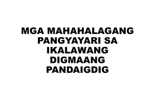 Ikalawang Digmaang Pandaigdig | PPT