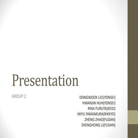 Group 2 Final Presentation | PPT