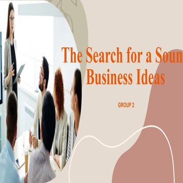 the search for a sound business ideasPPT.pptx