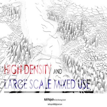 High Density and Large Scale Mixed Use | PDF