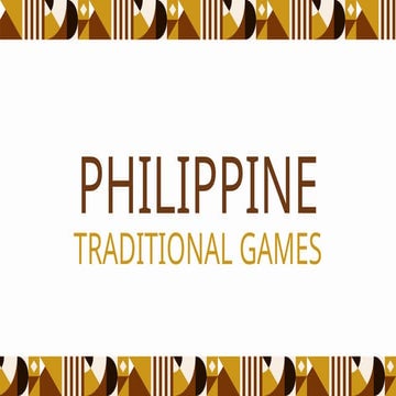 PHILIPPINE TRADITIONAL GAMES: Sungka, Kadang-kadang (Bao & Kawayan ...