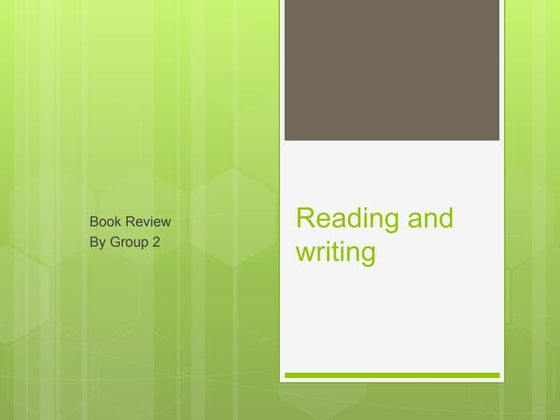 How to write a book review ? | PPT