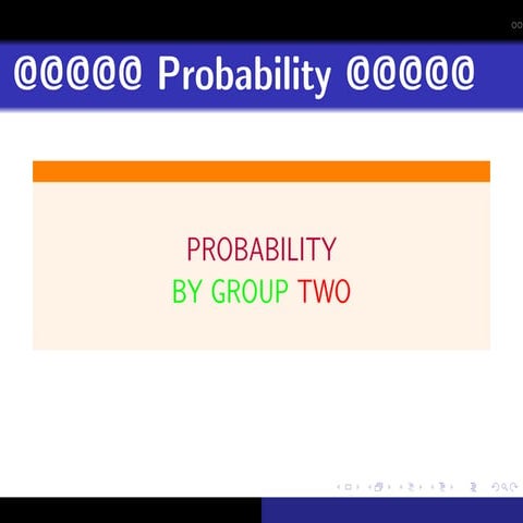 probability | PPT