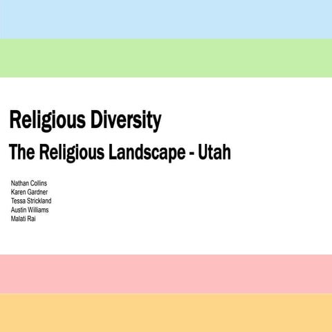 Religious Landscape Project | PPTX