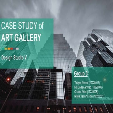 Art Gallery Case Study | PPTX