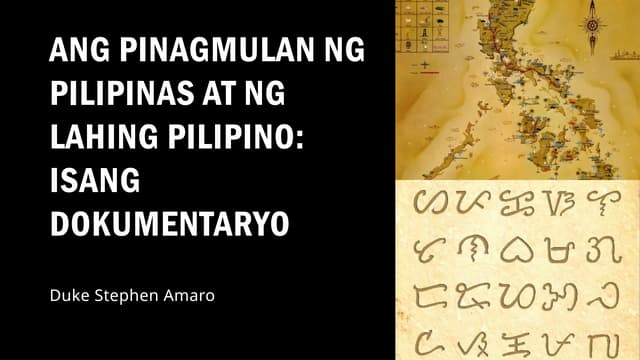 Mga teorya ng pinagmulan ng lahing pilipino | PPTX