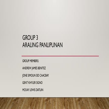 ANG SINAUNANG MGA KABIHASNAN (GROUP 3 PRESENTATION) | PPT
