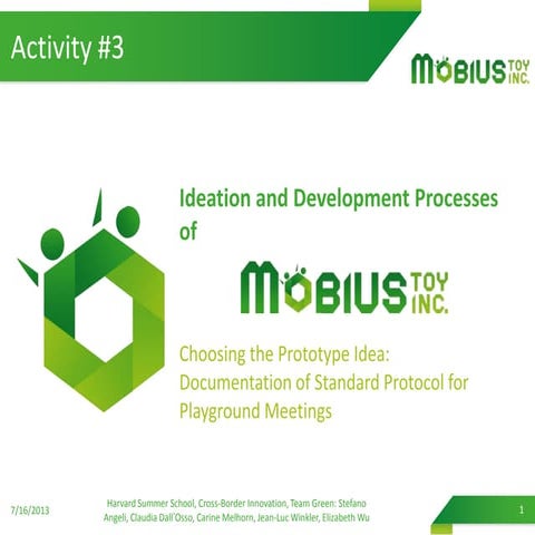 Activity 3 Mobius Toy, Inc. | PPT