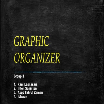 Group 3 graphic organizer pak ichwan | PPT