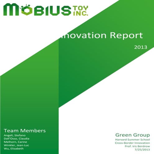 Innovation Report Mobius Toy, Inc. | PDF