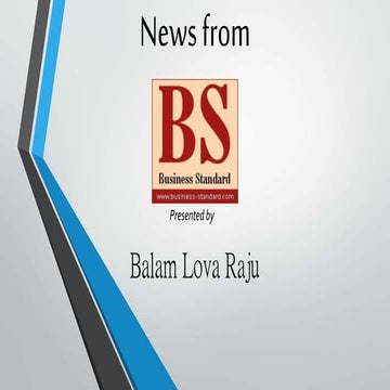 News paper presentation | PPSX