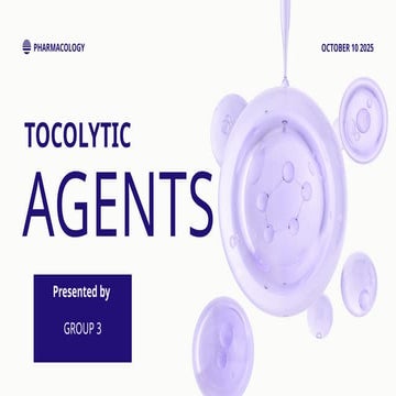 Tocolytic Drugs.pptx