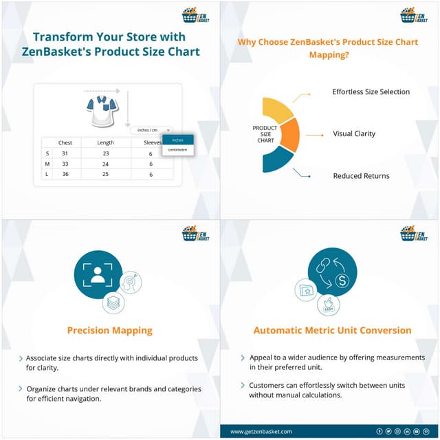 Product Size Chart-ZenBasket your ecommerce solution | DOC