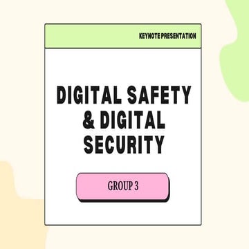 DIGITAL SAFETY & DIGITAL SECURITY in education | PPT