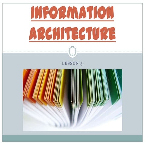 Group 3 information architecture | PPT