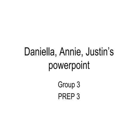 Group 3 Powerpoint | PPT
