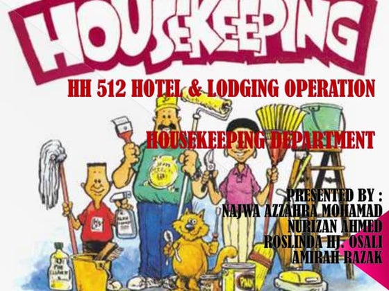 HOUSEKEEPING GROOMING STANDARDS | PPTX